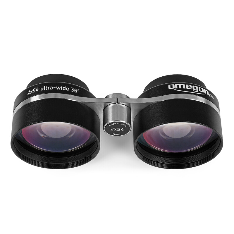 Omegon 2x54 binoculars for star field observation + 2 Pro UHC filter M56