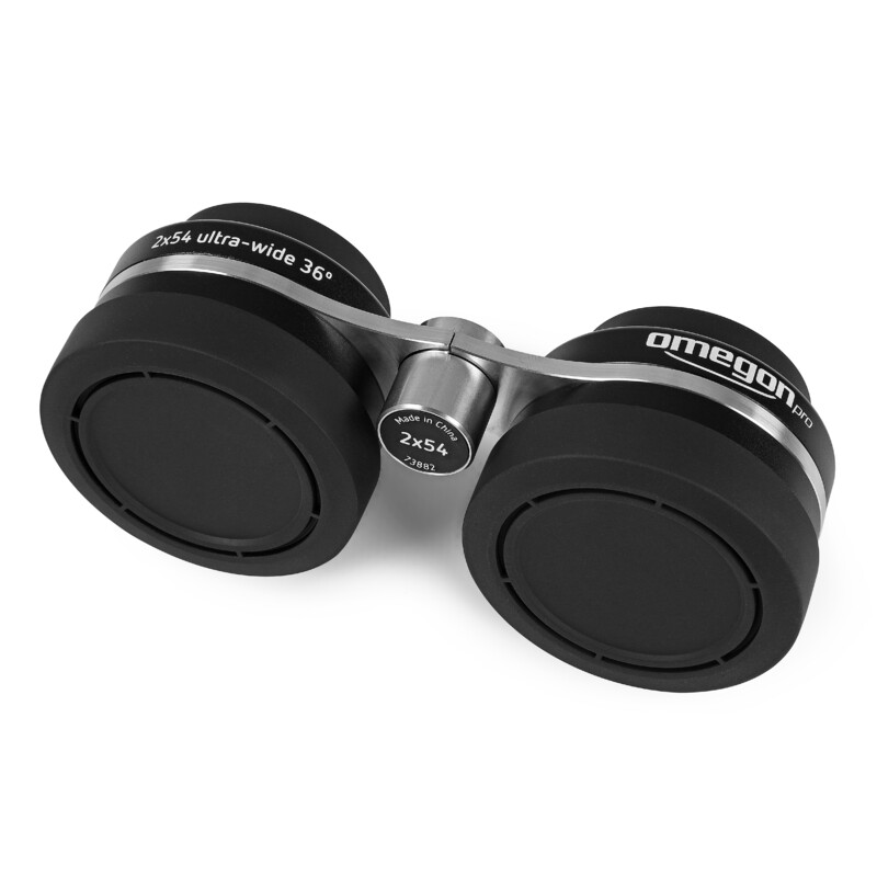 Omegon 2x54 binoculars for star field observation + 2 Pro UHC filter M56